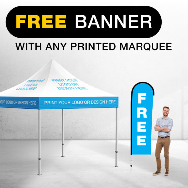 The Ultimate Marquee & Banner Package - Portable Pop Up Marquees